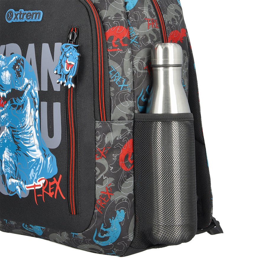 Morral Escolar Logan Dino Negro