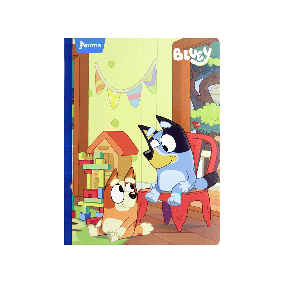Cuaderno Cosido Bluey 50 Hojas Líneas