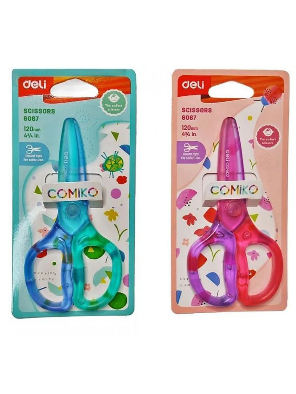 Tijera Escolar Plástica Comiko