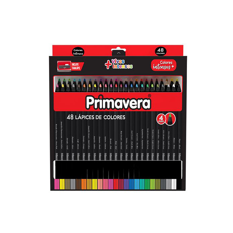 Colores Primavera Black X 48 Unidades