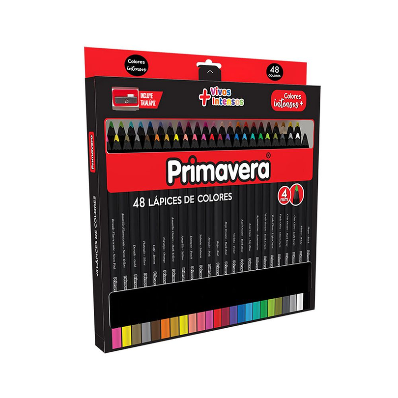 Colores Primavera Black X 48 Unidades
