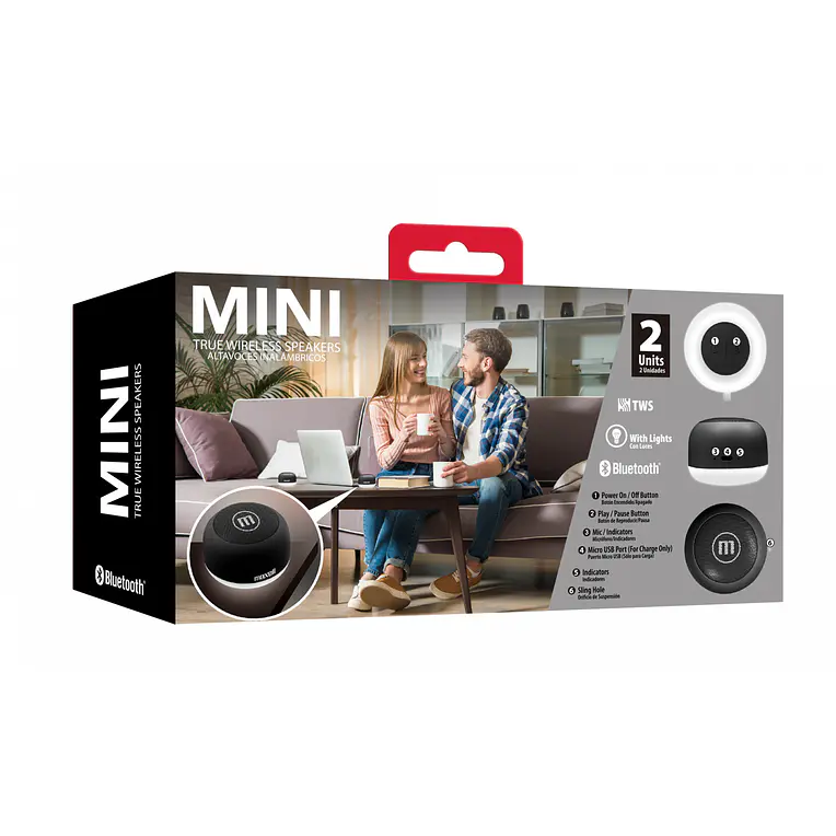 Bocina Mini Bluetooth Maxell Bt-Tws Black