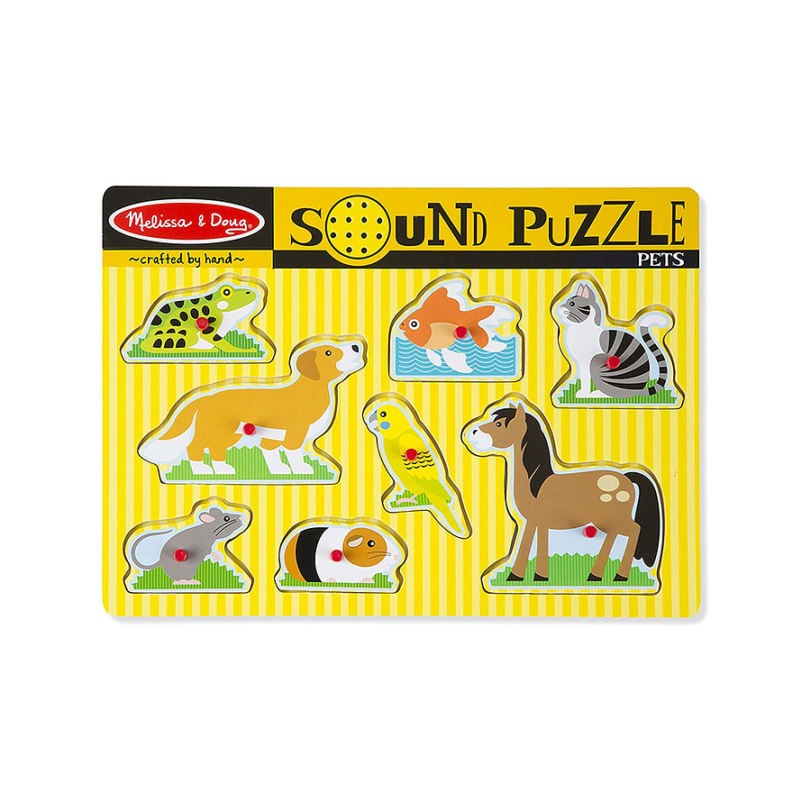 Melissa & Doug Rompecabezas Con Sonido Mascotas