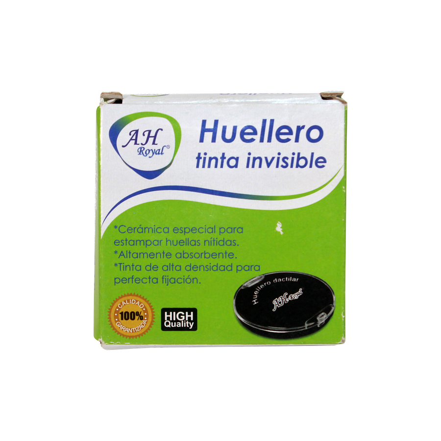 Huellero Tinta Invisible Ah Royal