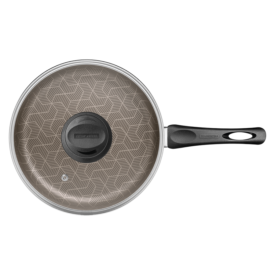 Sartén Recta Con Tapa Paris 24 Cms