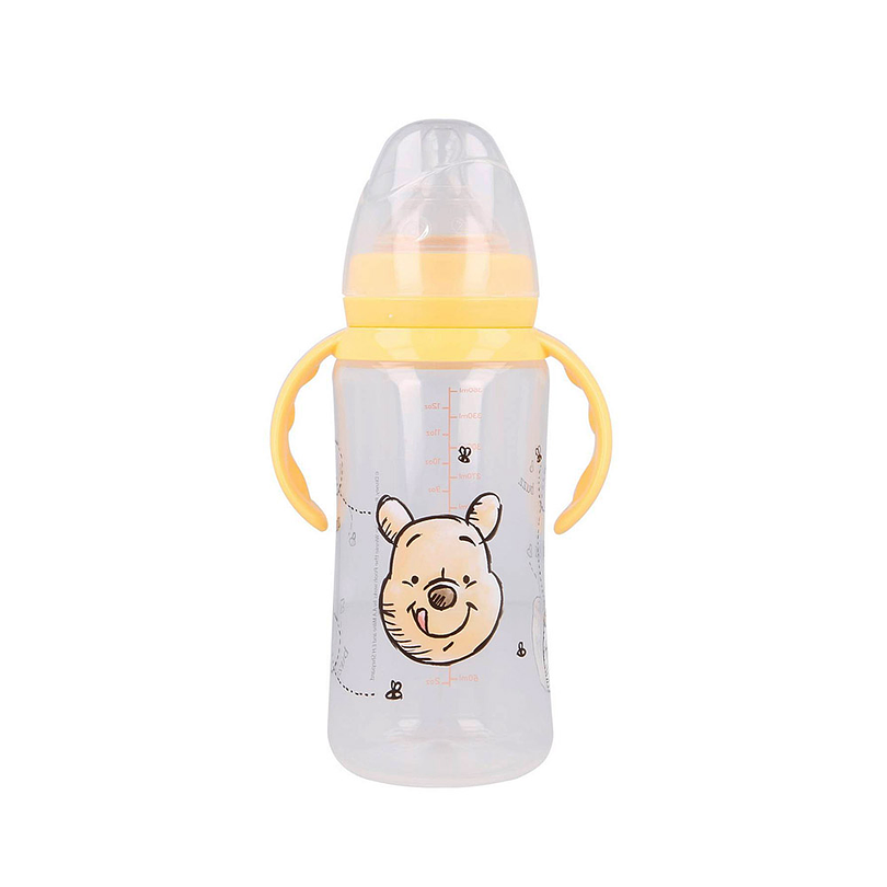 Biberón Cuello Ancho Winnie Pooh 360 Ml Con Asas