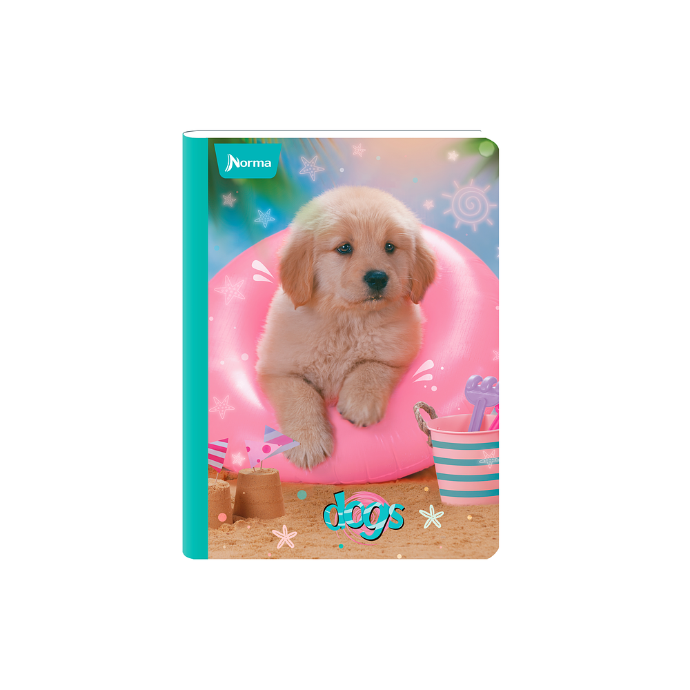 Cuaderno Cosido Norma Dogs 50 Hojas Lineas