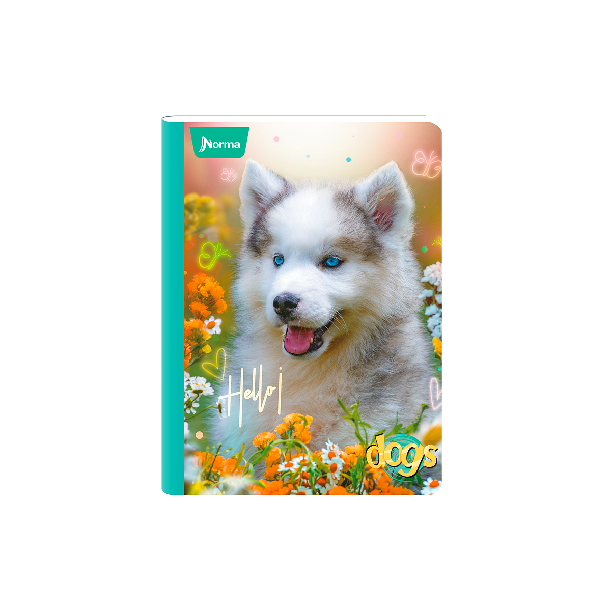 Cuaderno Cosido Norma Dogs 50 Hojas Lineas