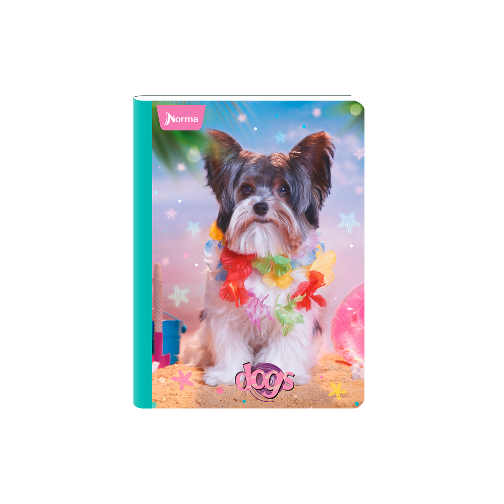 Cuaderno Cosido Norma Dogs 50 Hojas Lineas