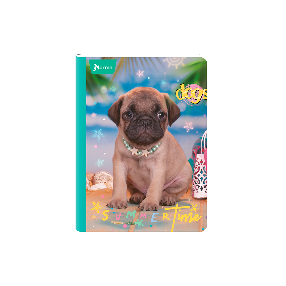 Cuaderno Cosido Norma Dogs 50 Hojas Lineas