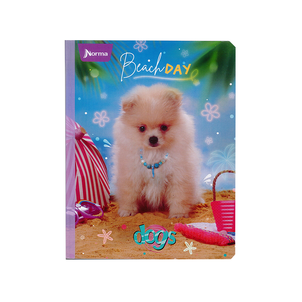 Cuaderno Cosido Norma Dogs 50 Hojas Lineas