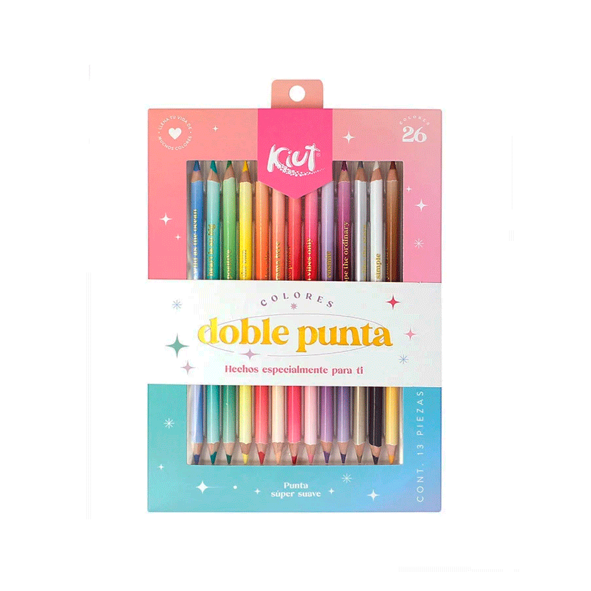 Colores Kiut Doble Punta X 13 Unidades