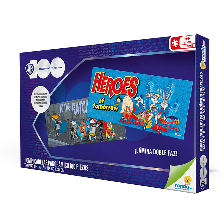 Rompecabezas X 180 Piezas Warner 100