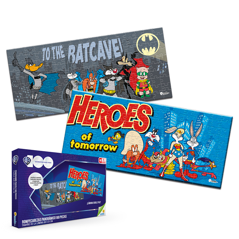 Rompecabezas X 180 Piezas Warner 100