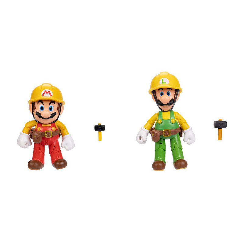 Super Mario Figura X2 Mario y Luigi Constructor