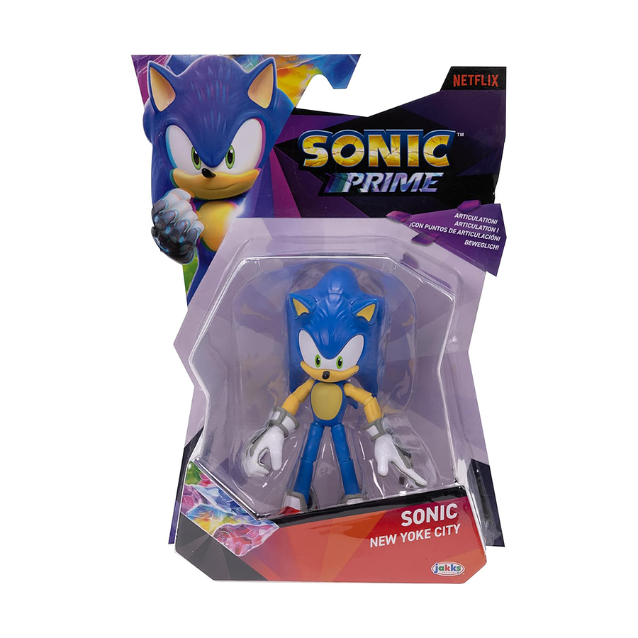 Sonic Prime Figura De Acción Articulada 5 Pulgadas