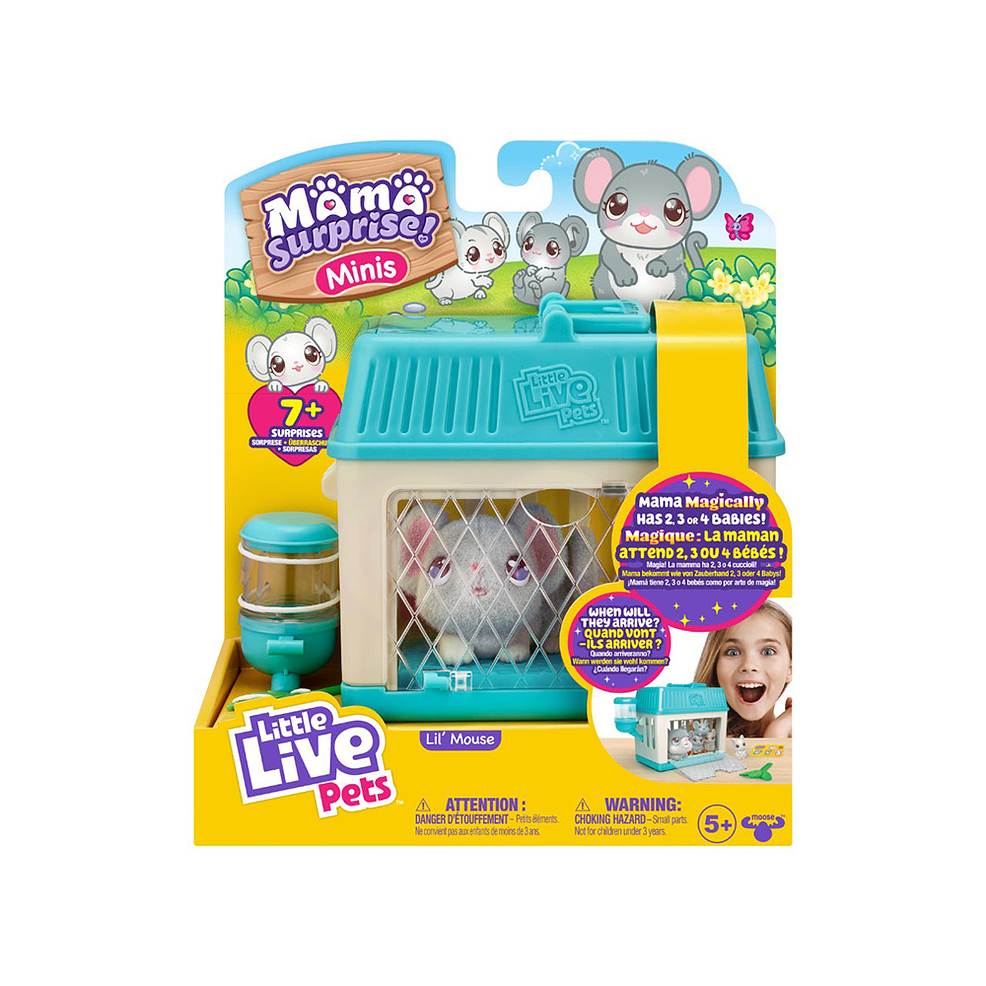 Little Live Pets Mamá Sorpresa Set Juego Mini Raton / Conejo