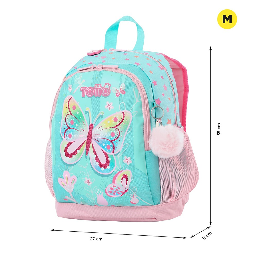 Morral Totto Para Niña Dancing Rabbit M Azul