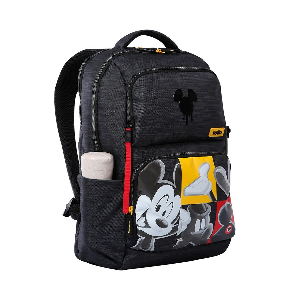 Morral Totto Mickey Cm Charcoal Mix