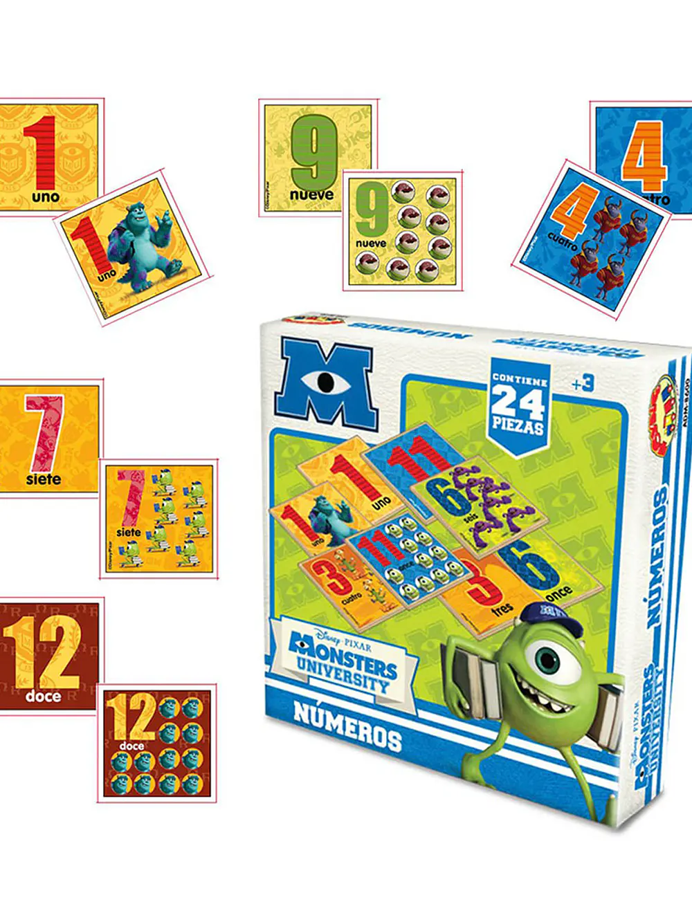 Juego De Mesa Caja De Números X 24 Piezas