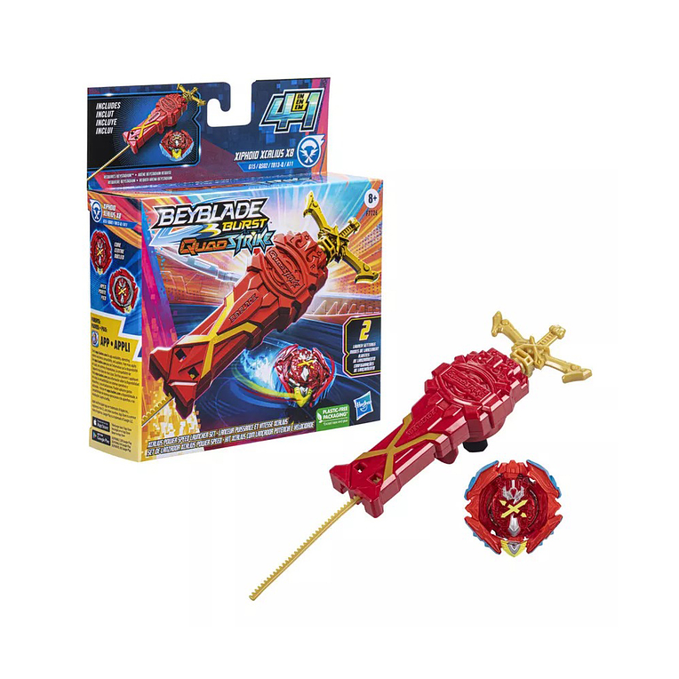 Beyblade Set De Lanzador Xcalius Power Speed