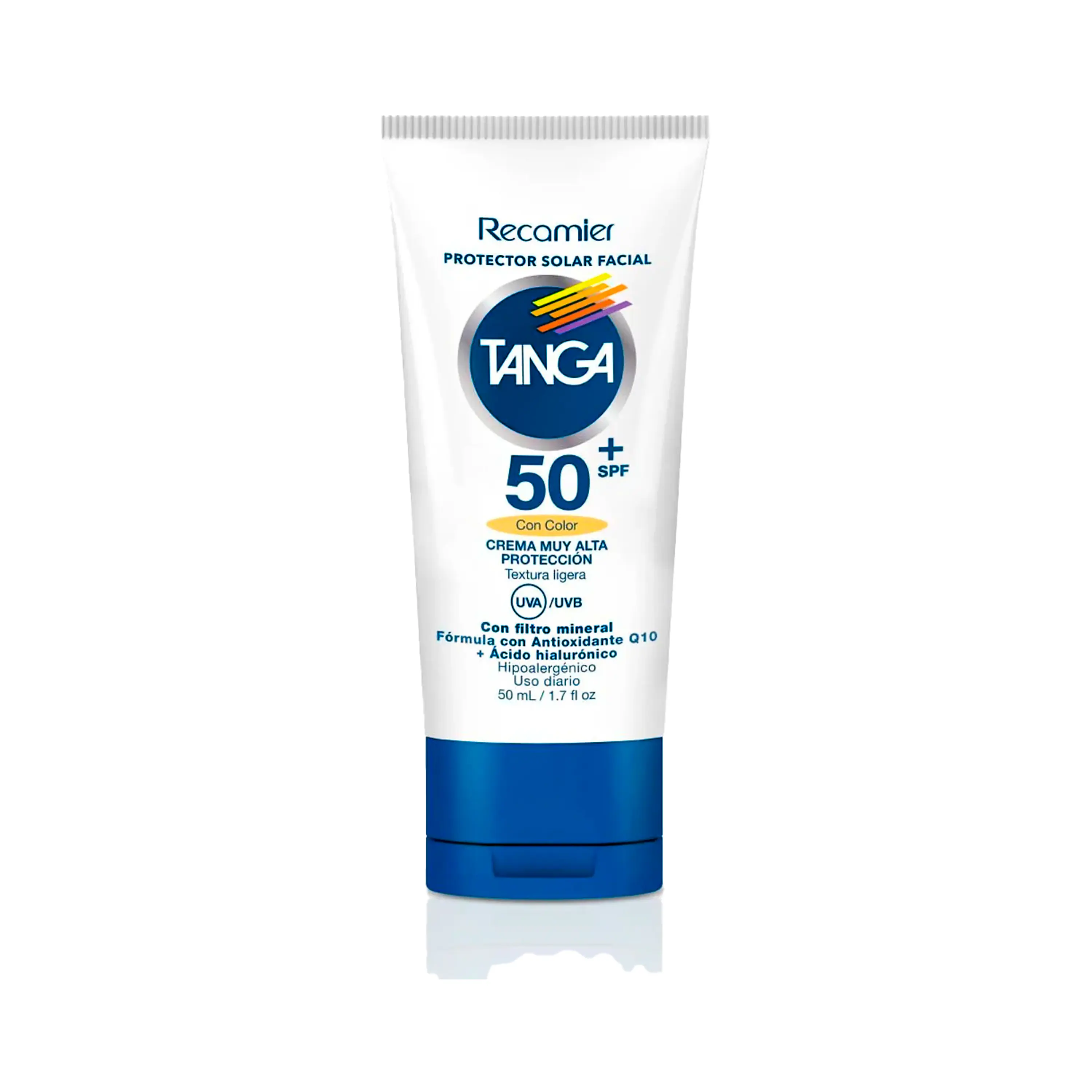 Protector Solar Tanga SPF 50 Facial Color x 50 ml