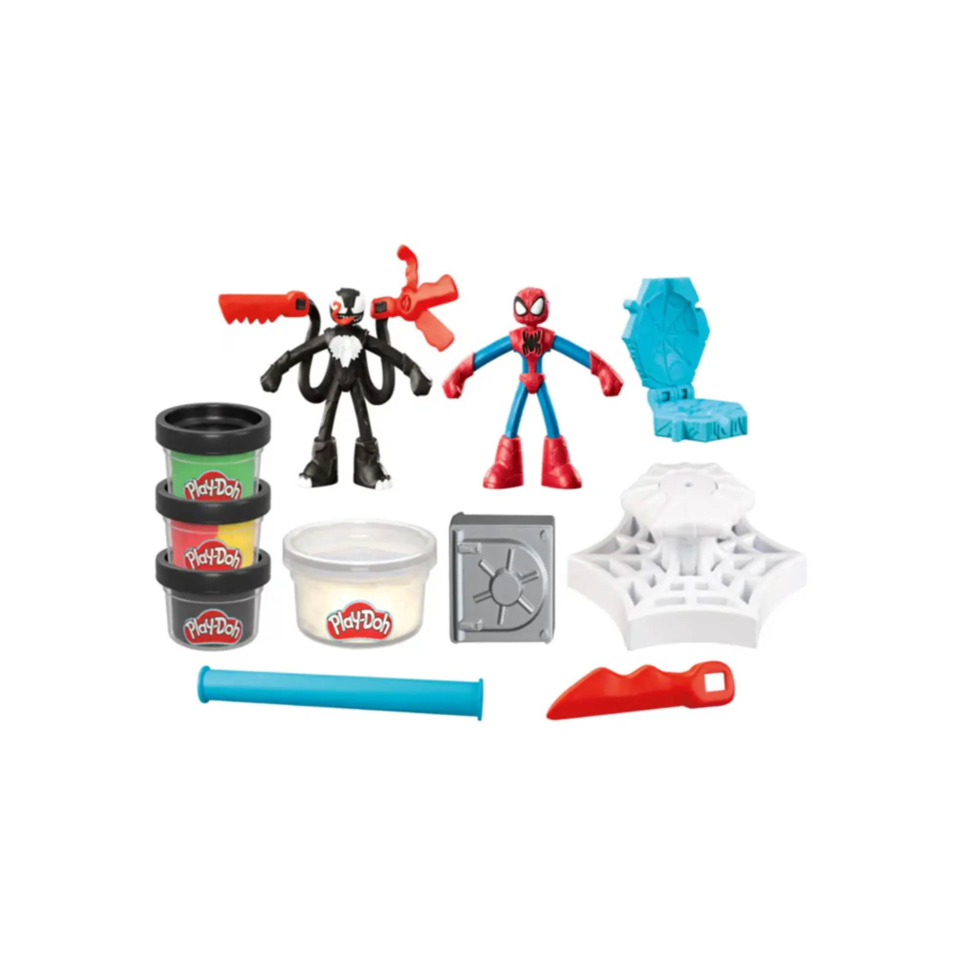 Play Doh Spiderman Launch Venom