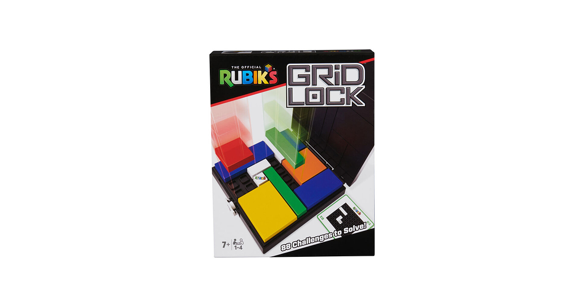 Rubiks Grid Lock Solving Puzzle