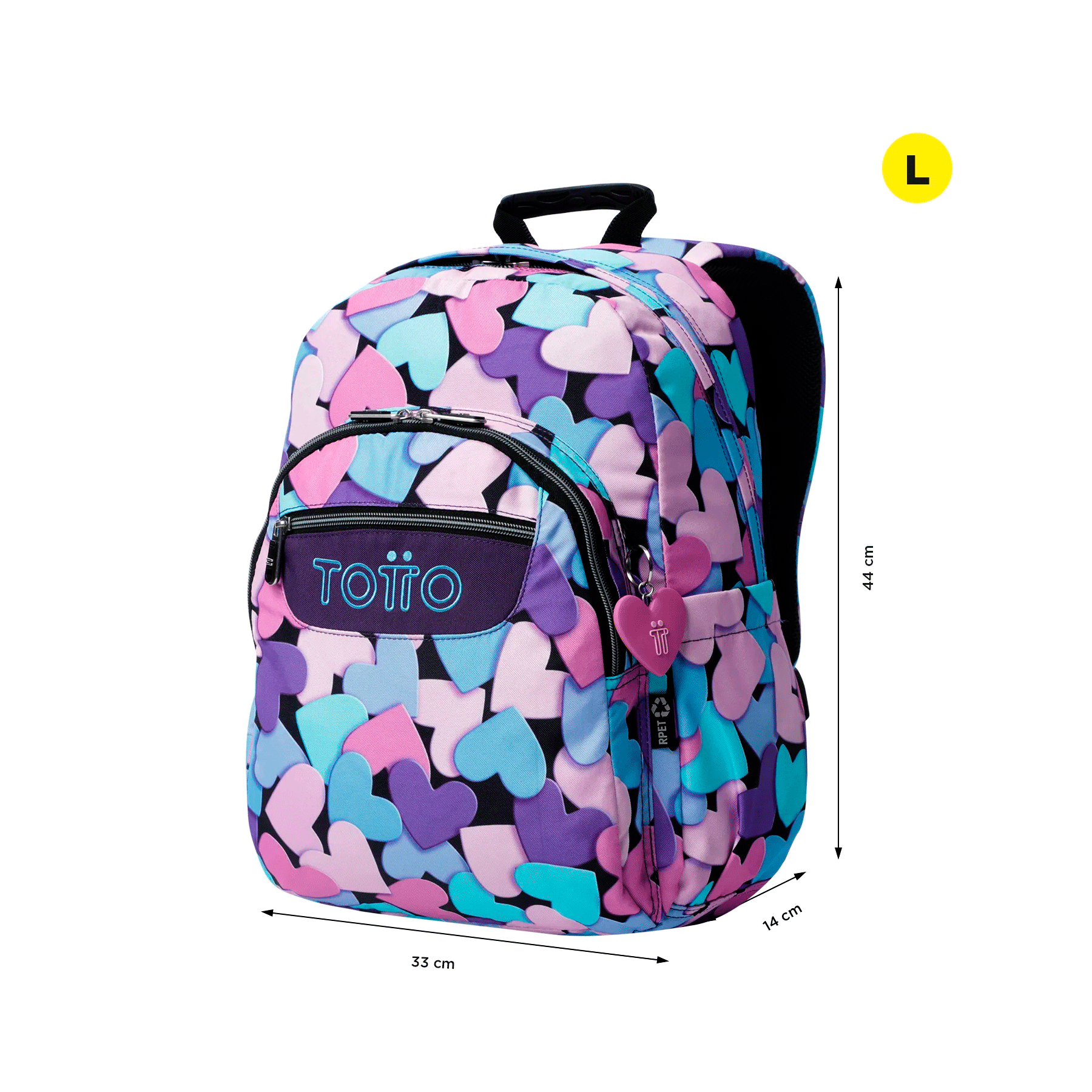 Morral Totto Juvenil Porta PC 14 Acuarela Azul
