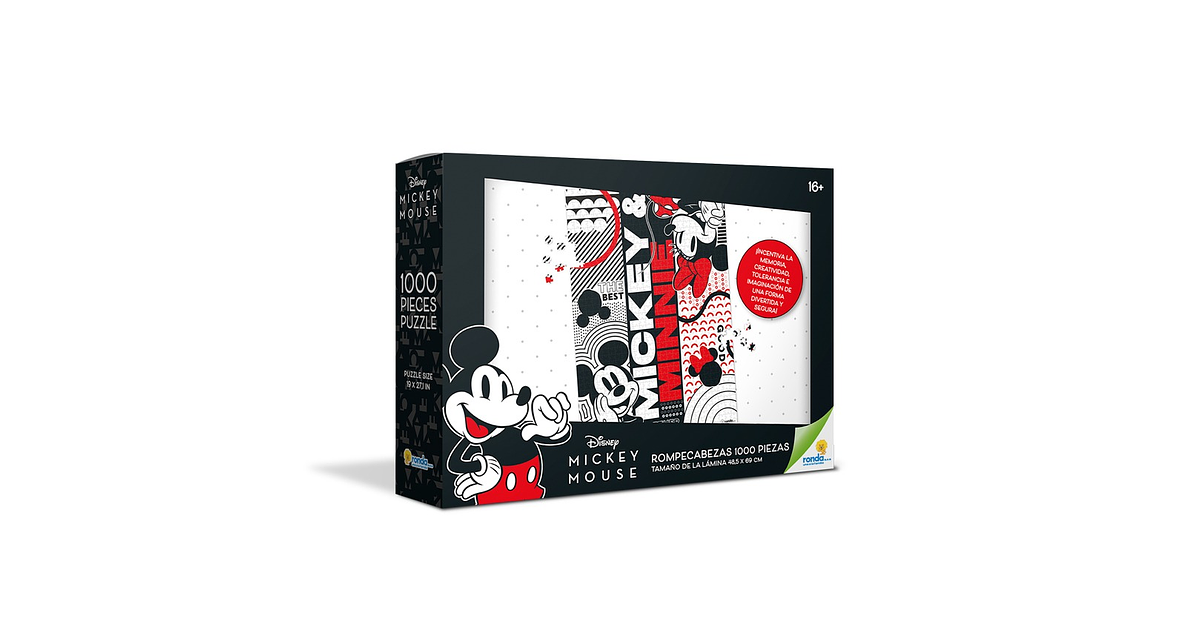 Rompecabezas X 1000 Piezas Mickey & Minnie
