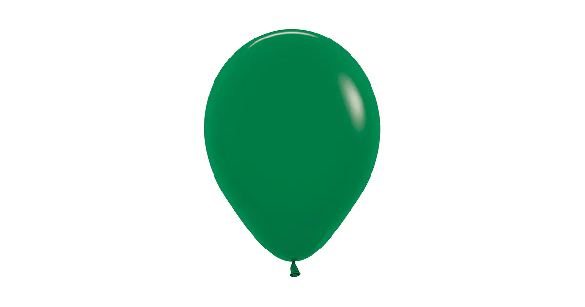 Globo Fashion Verde Selva x 12 unidades