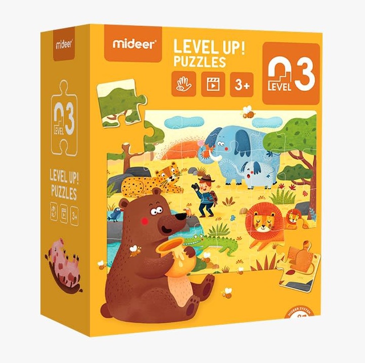 Puzzles Level up 3 3 en 1 - La Fortaleza