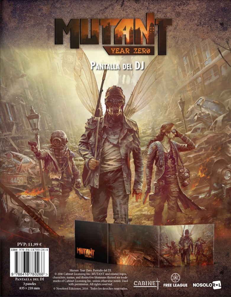Pantalla del DM - Mutant Year Zero - La Fortaleza
