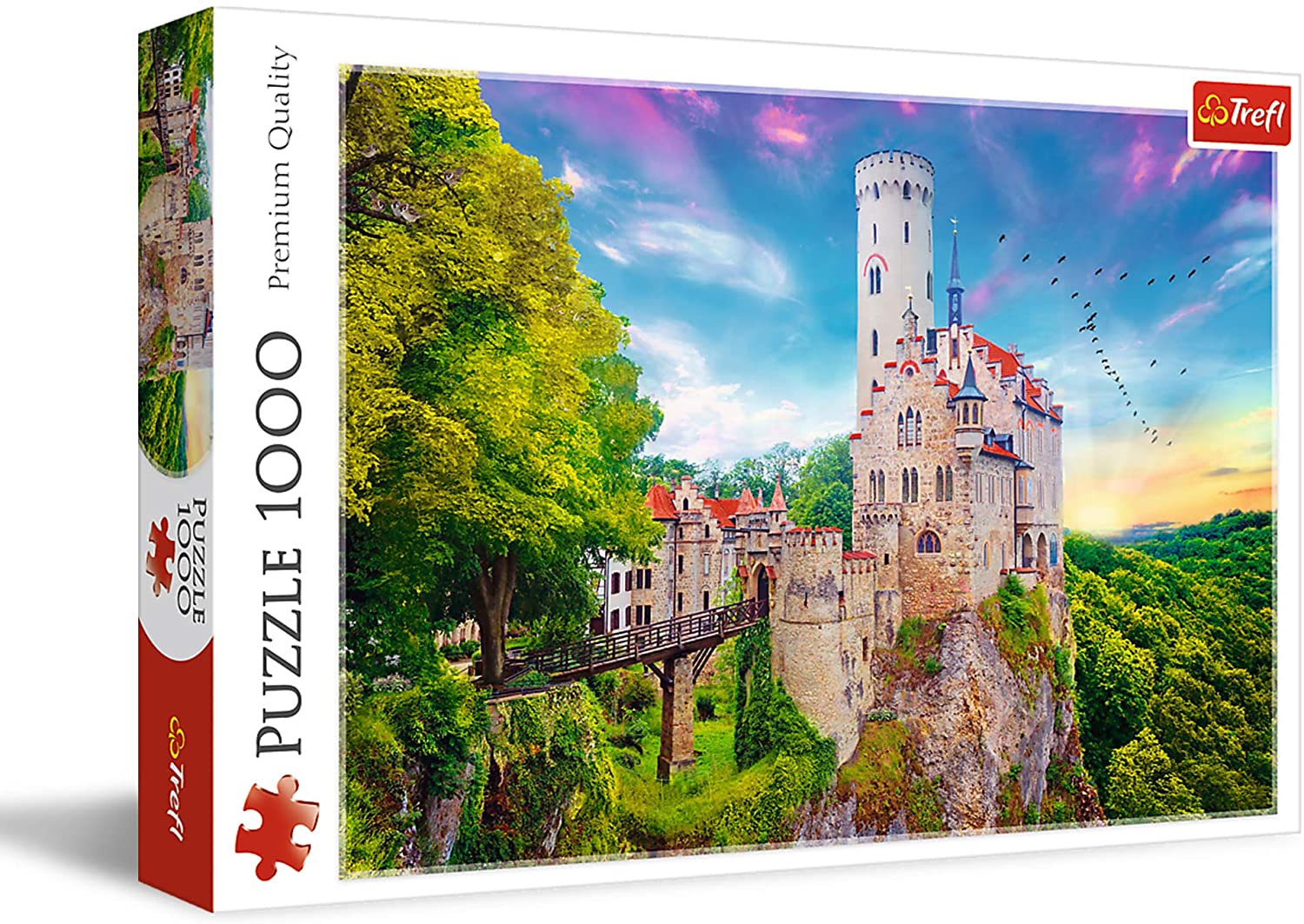 Puzzle Trefl 1000 Pcs - Lichtenstein Castle, Germany - La...