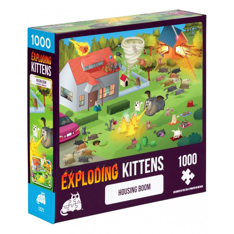Puzzles Exploding Kittens 1000 piezas: Housing Boom