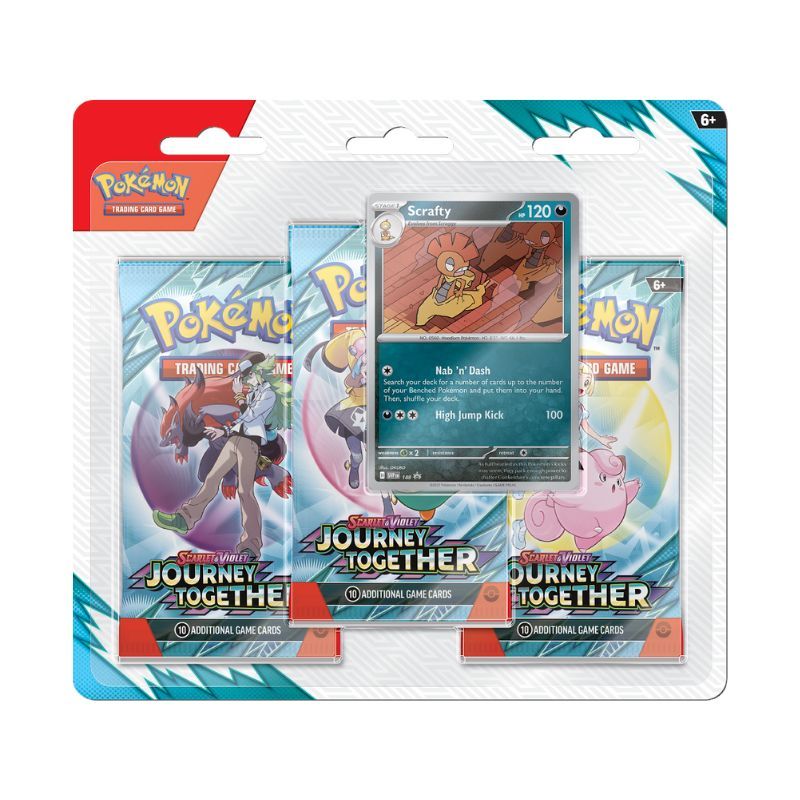 Pokémon TCG: Journey together 3 pack Blister