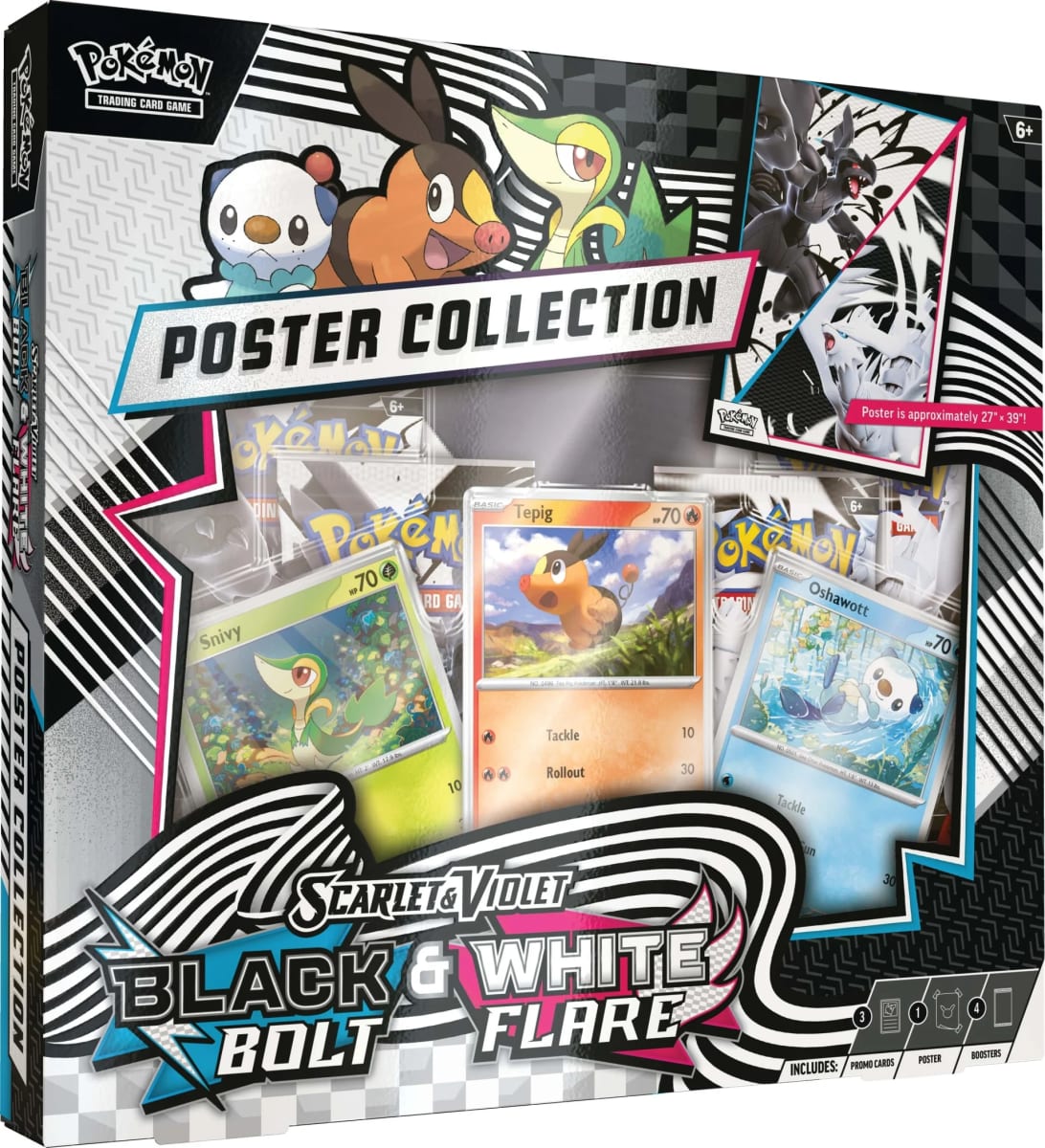 Pokémon TCG: Black Bolt & White Flare Poster Collecti...