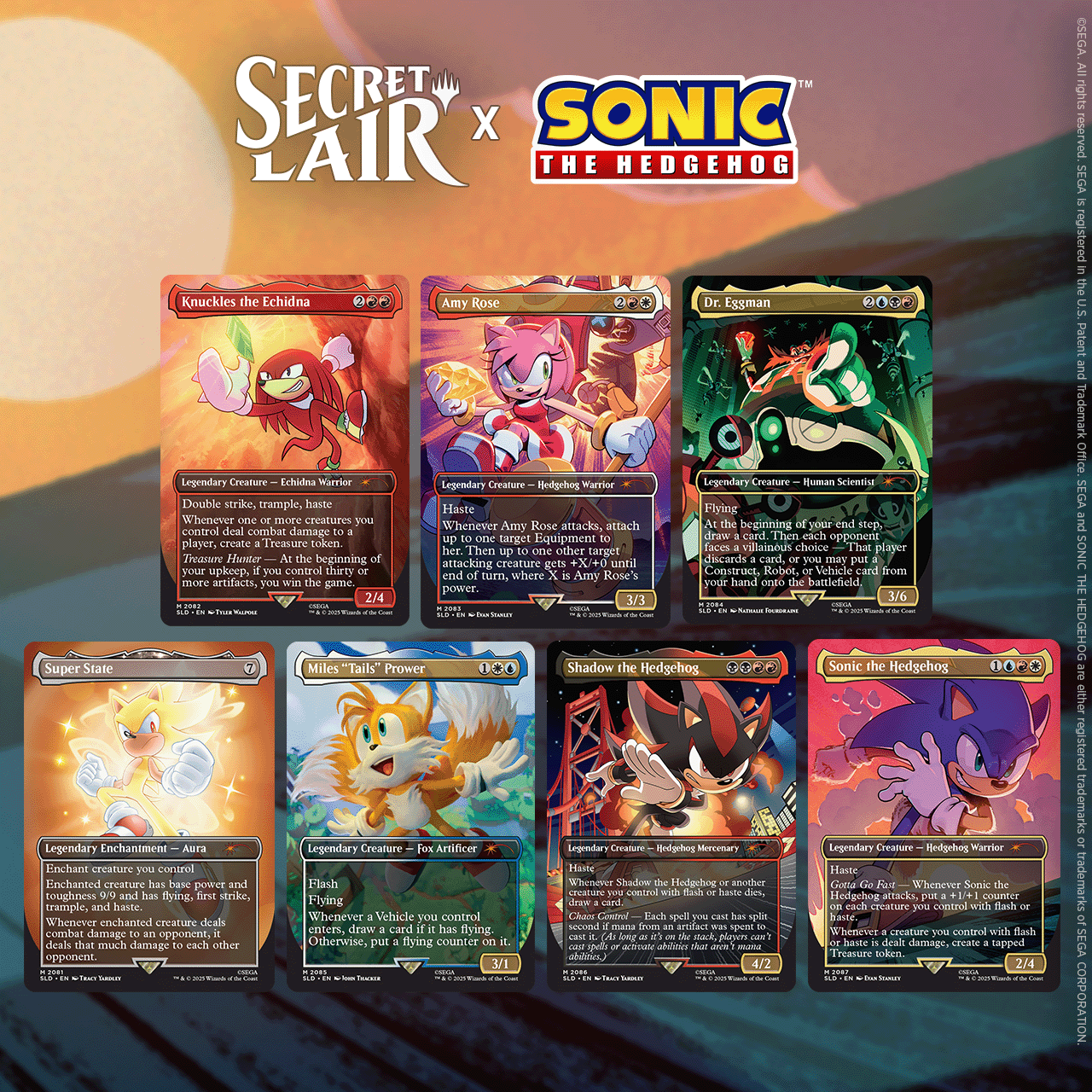 MTG Secret Lair x Sonic: Friends and Foes