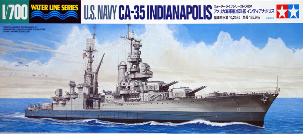 TAMIYA US Navy CA-35 Indianapolis