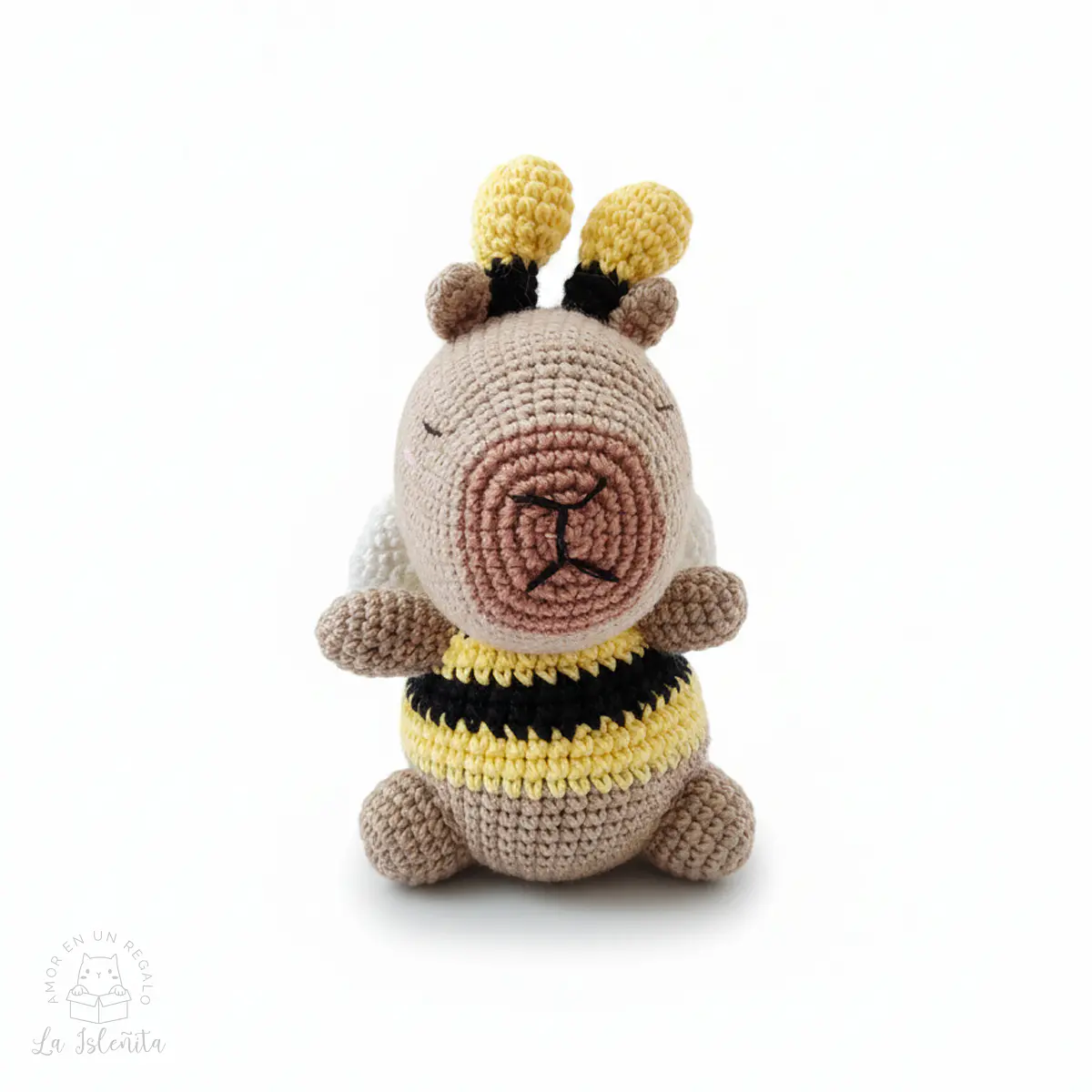 Capibara abeja amigurumi animales crochet juguetes regalos t
