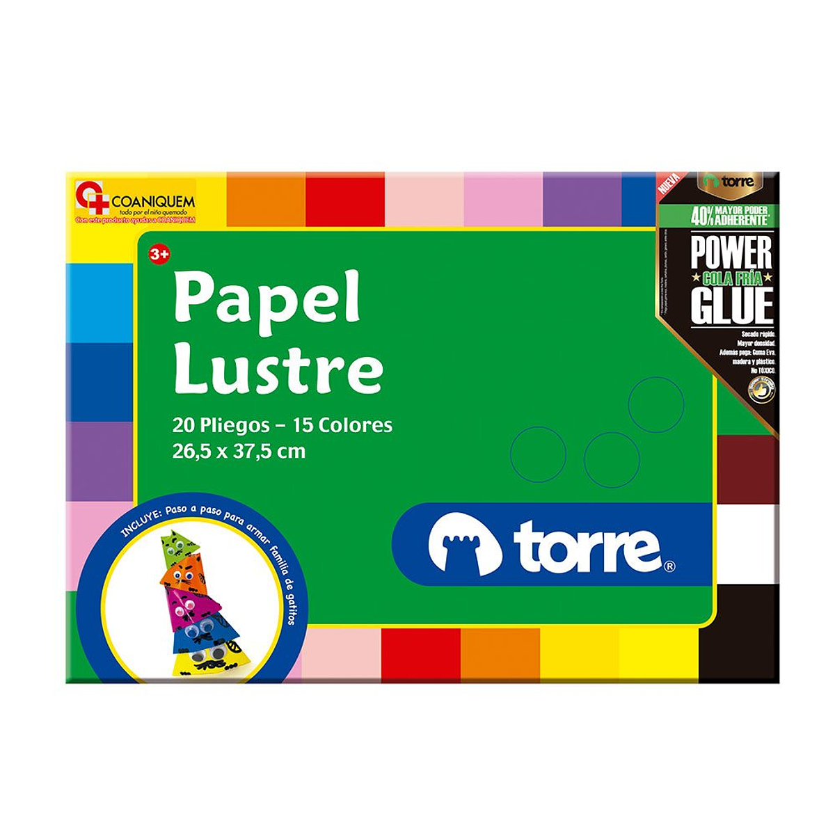 BOLSON PAPEL LUSTRE 20HJS. TORRE IMAGIA