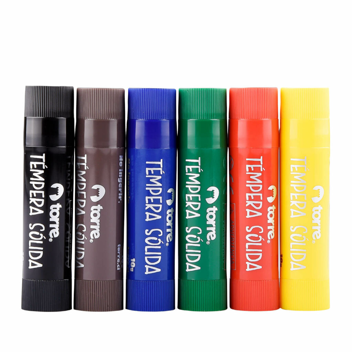 Témpera Sólida 6 Colores