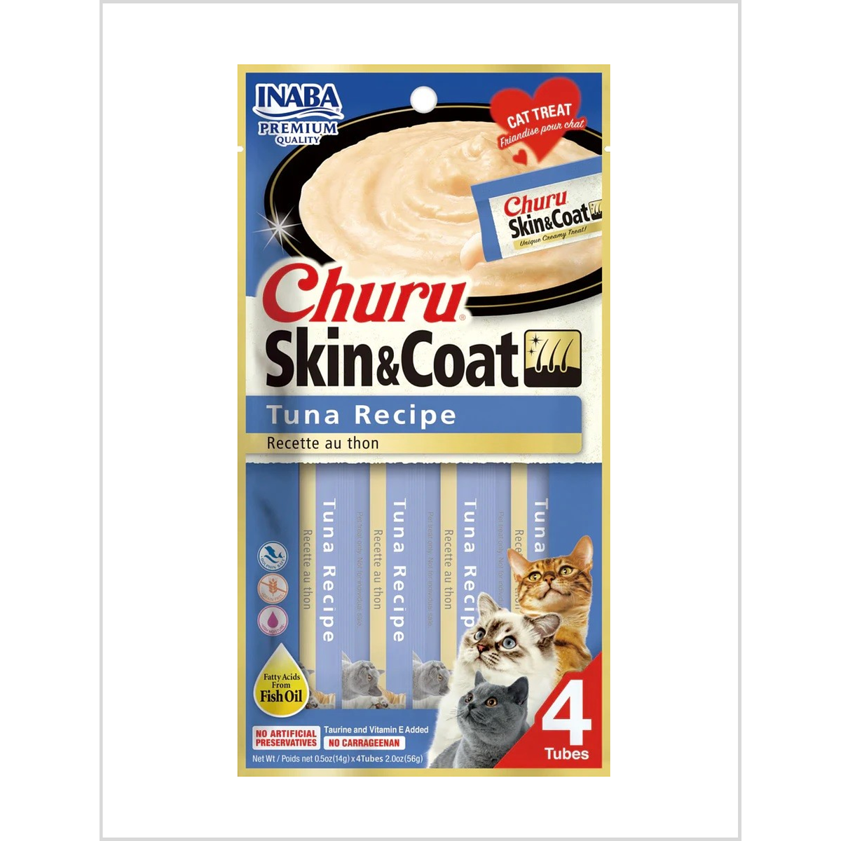 Inaba Churu Skin & Coat Atun Gato 56 g