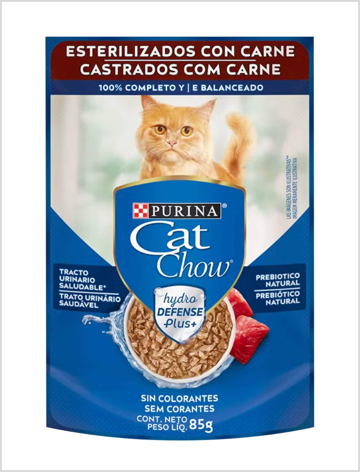 Cat Chow Sachet Esterilizados Carne 85 g