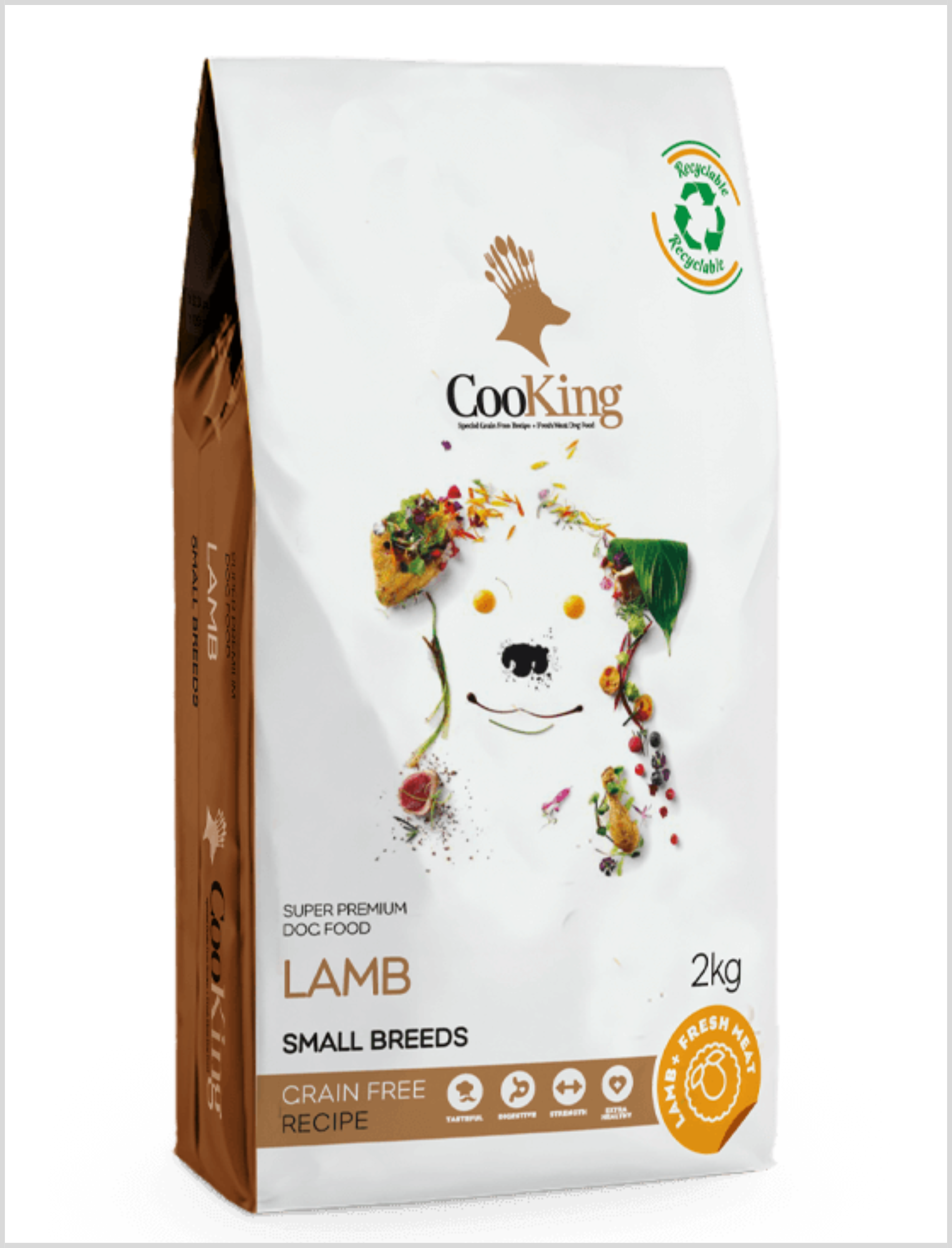 Cooking Dog Small Breed Lamb 2 Kg