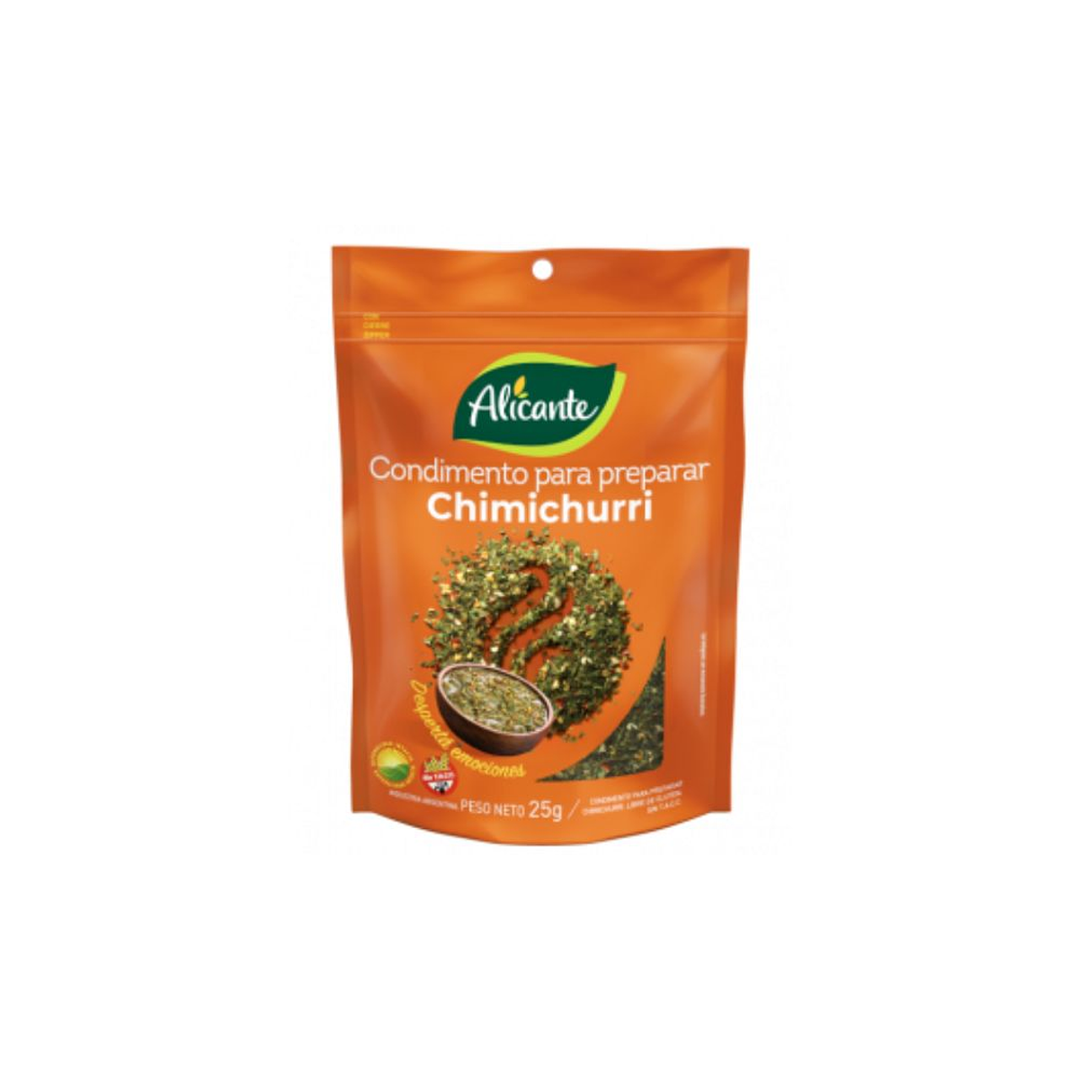 Condimento para preparar chimichurri