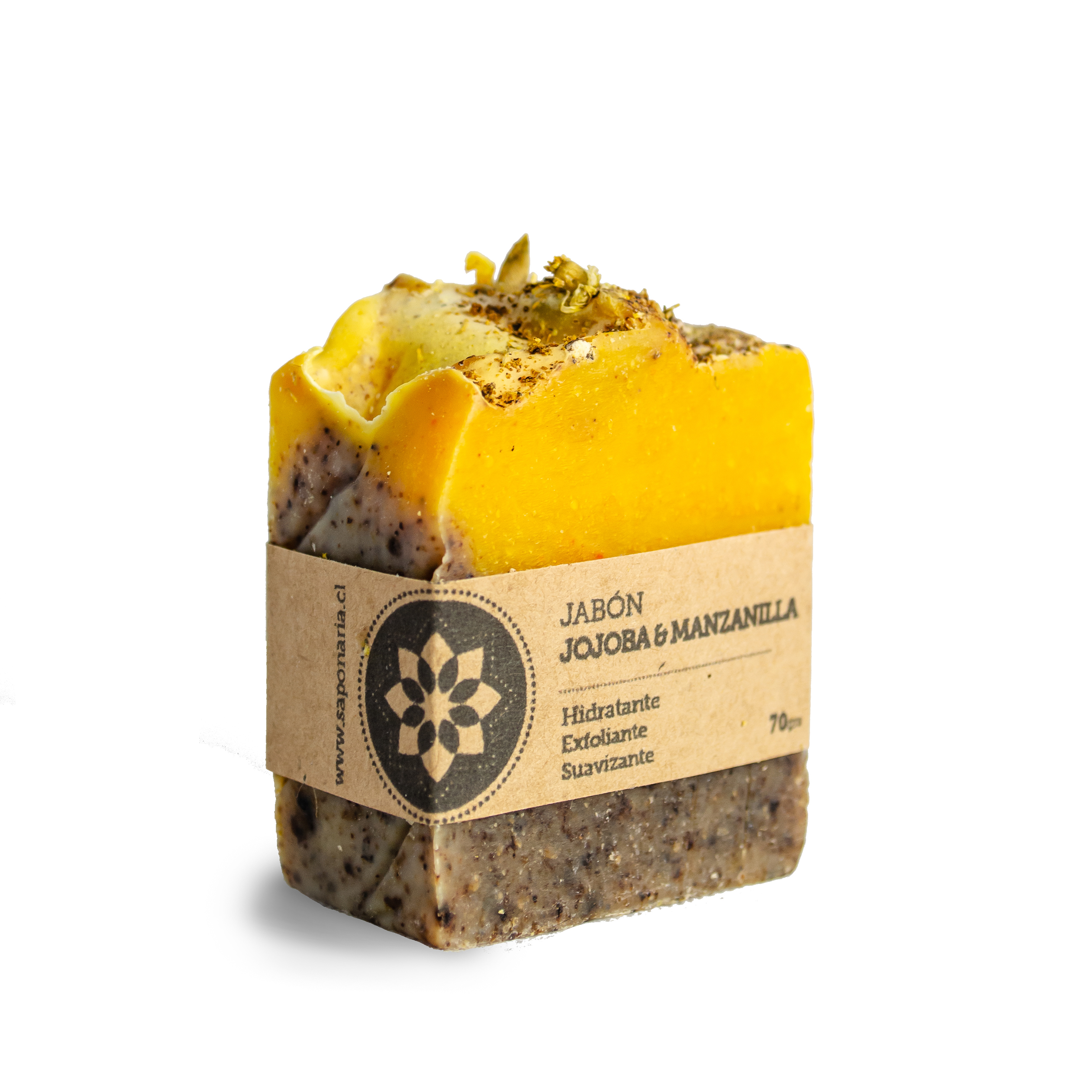 Jabón artesanal sólido Jojoba & Manzanilla