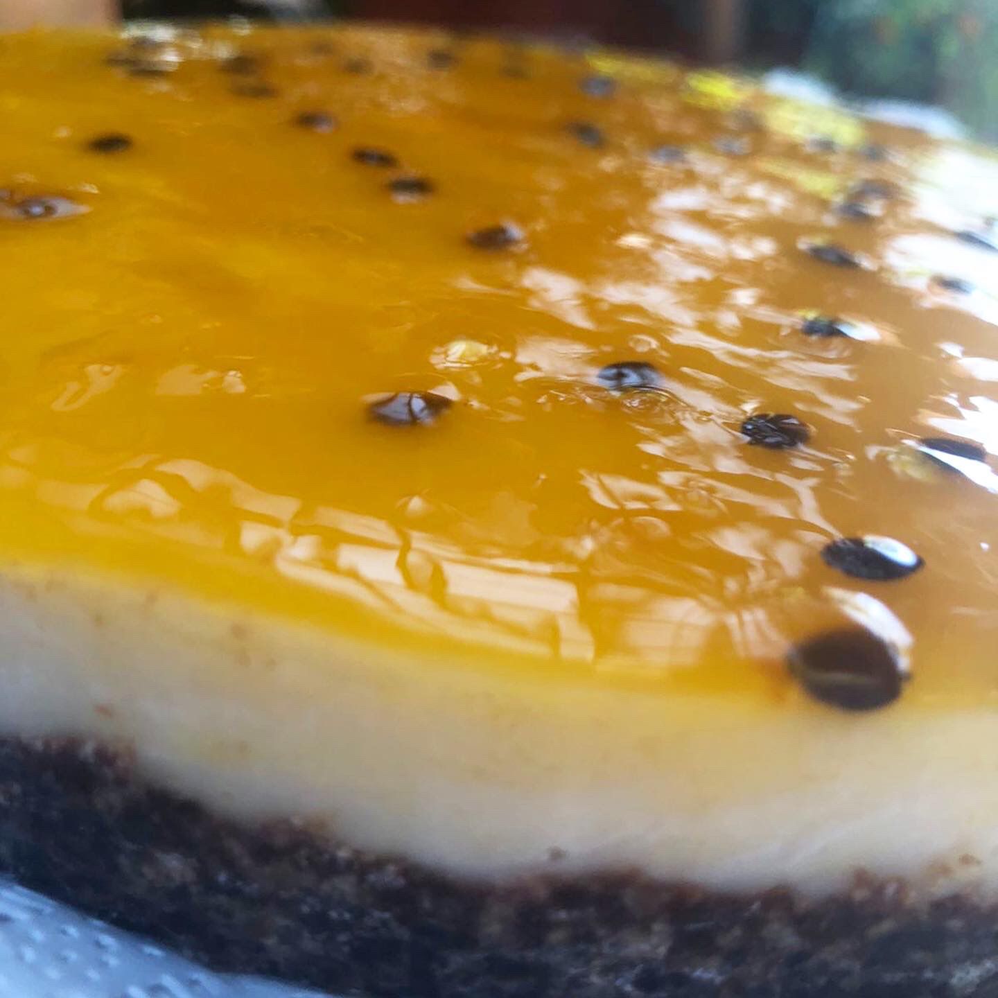 Cheesecake de maracuyá raw 8p