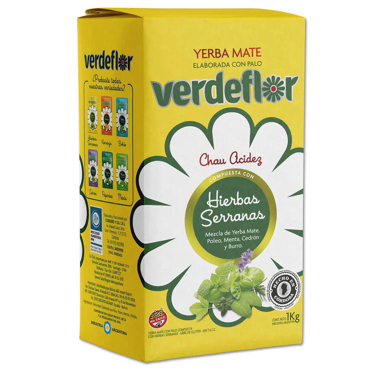 Verdeflor Hierbas Serranas 1kg | La Pulperia