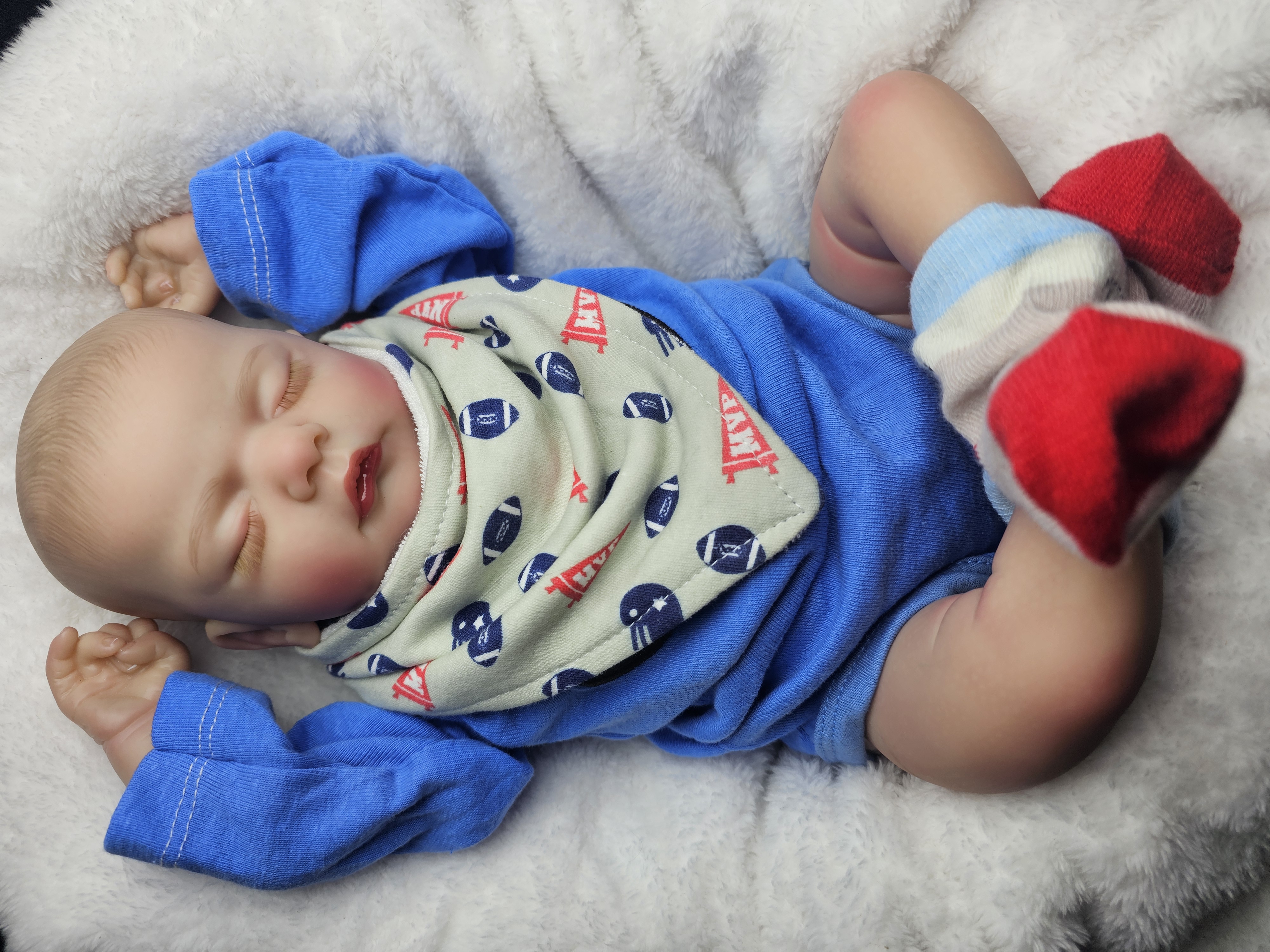 Bebé Reborn Sam Niño Cuerpo de Tela